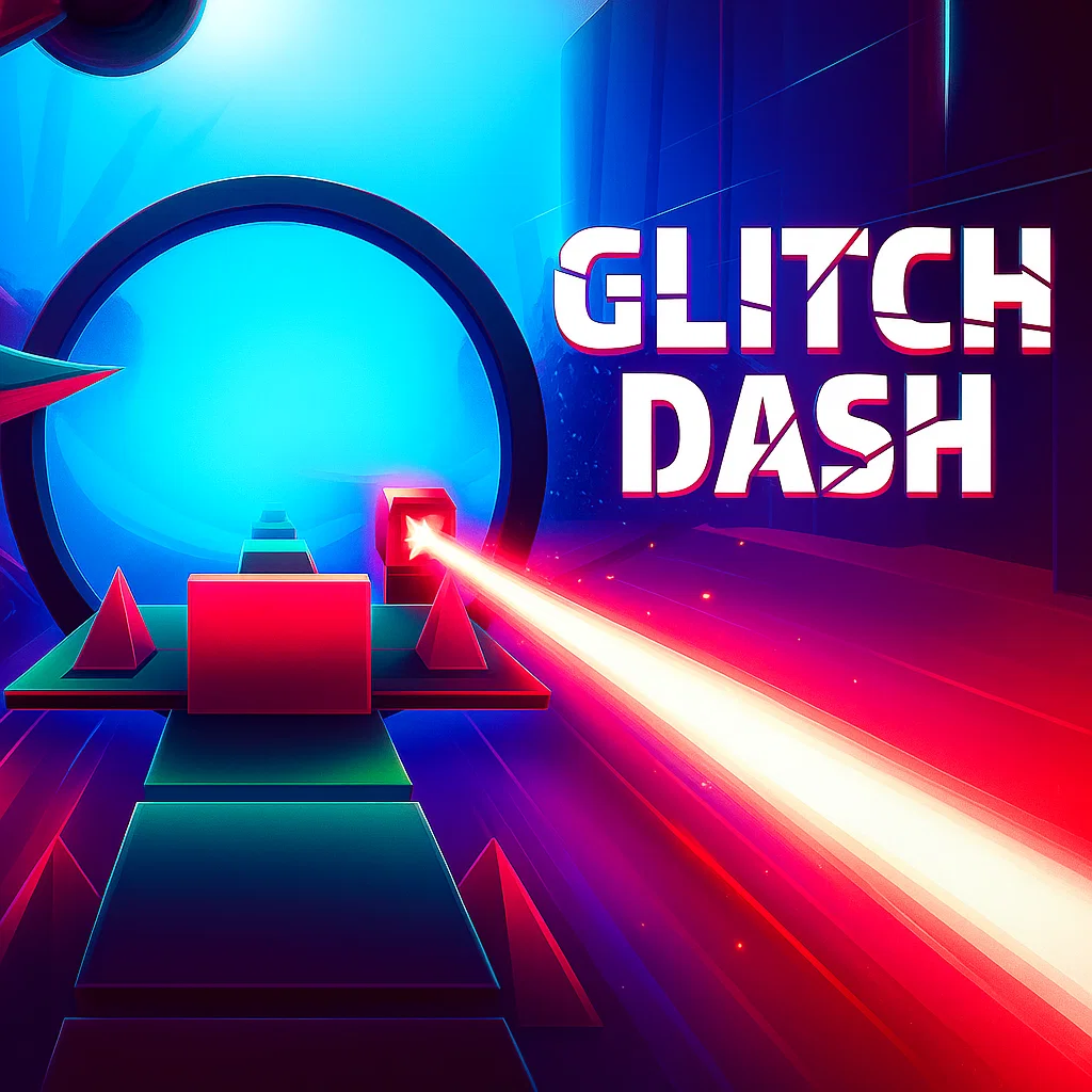 Glitch Dash – Free Unblocked Runner Game | GoGameGo